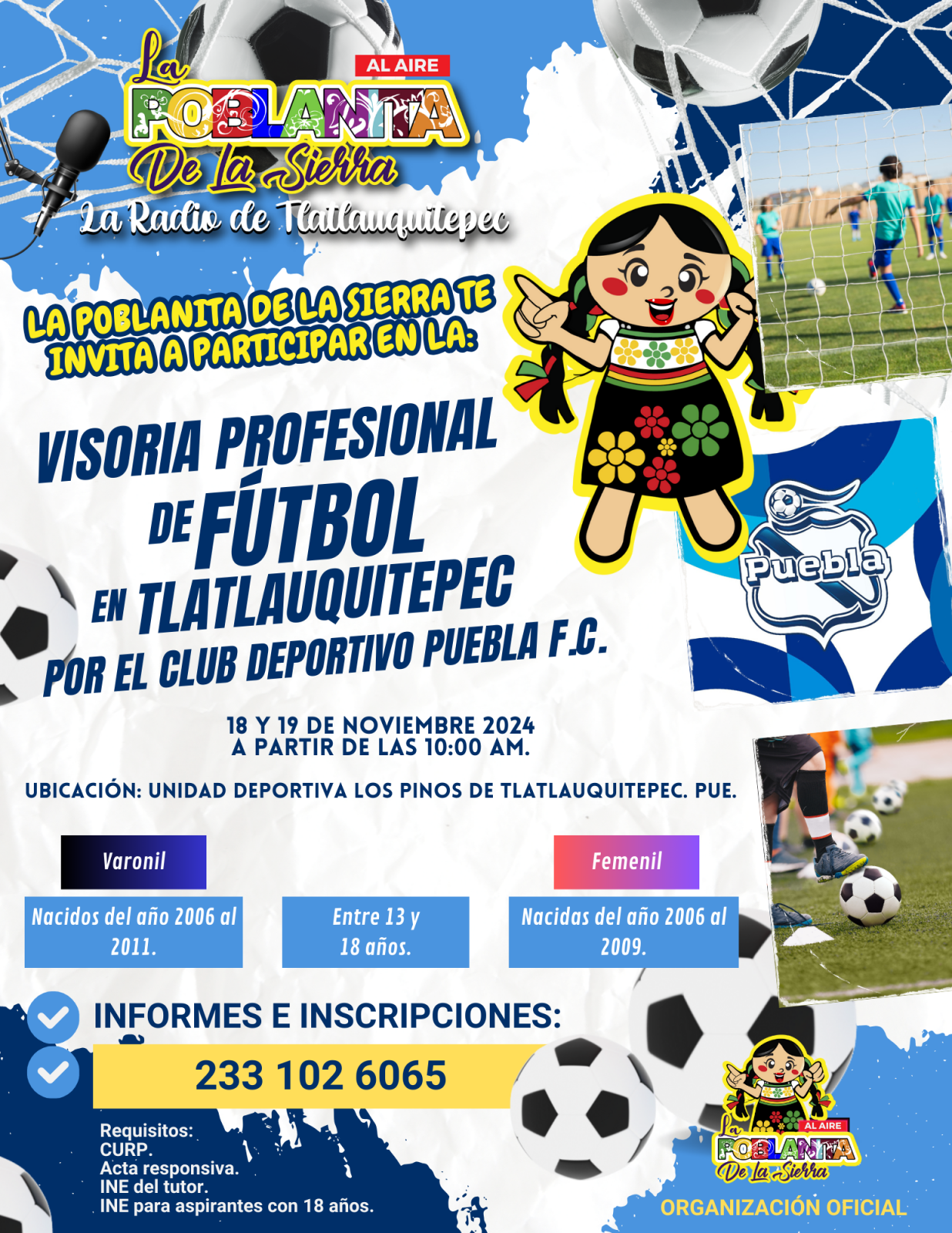 Primera Visoria Profesional de Fútbol en Tlaltlauquitepec. - La ...